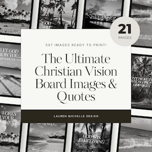 Faith Vision Board Images & Quotes | Prayer Board | Spiritual | Vision ...
