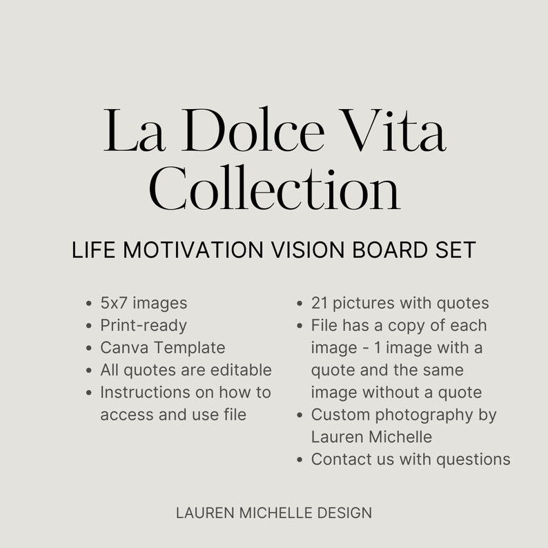 Travel to Italy Vision Board | Transform Your Life Vision Board | La ...