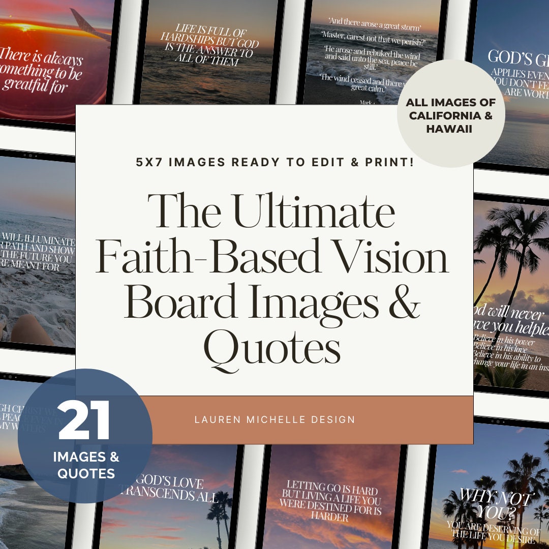 Christian Women Gifts | Spiritual Vision Board | Christian Gifts ...