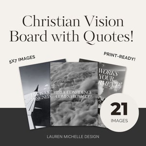 Faith Vision Board Images & Quotes | Prayer Board | Spiritual | Vision ...