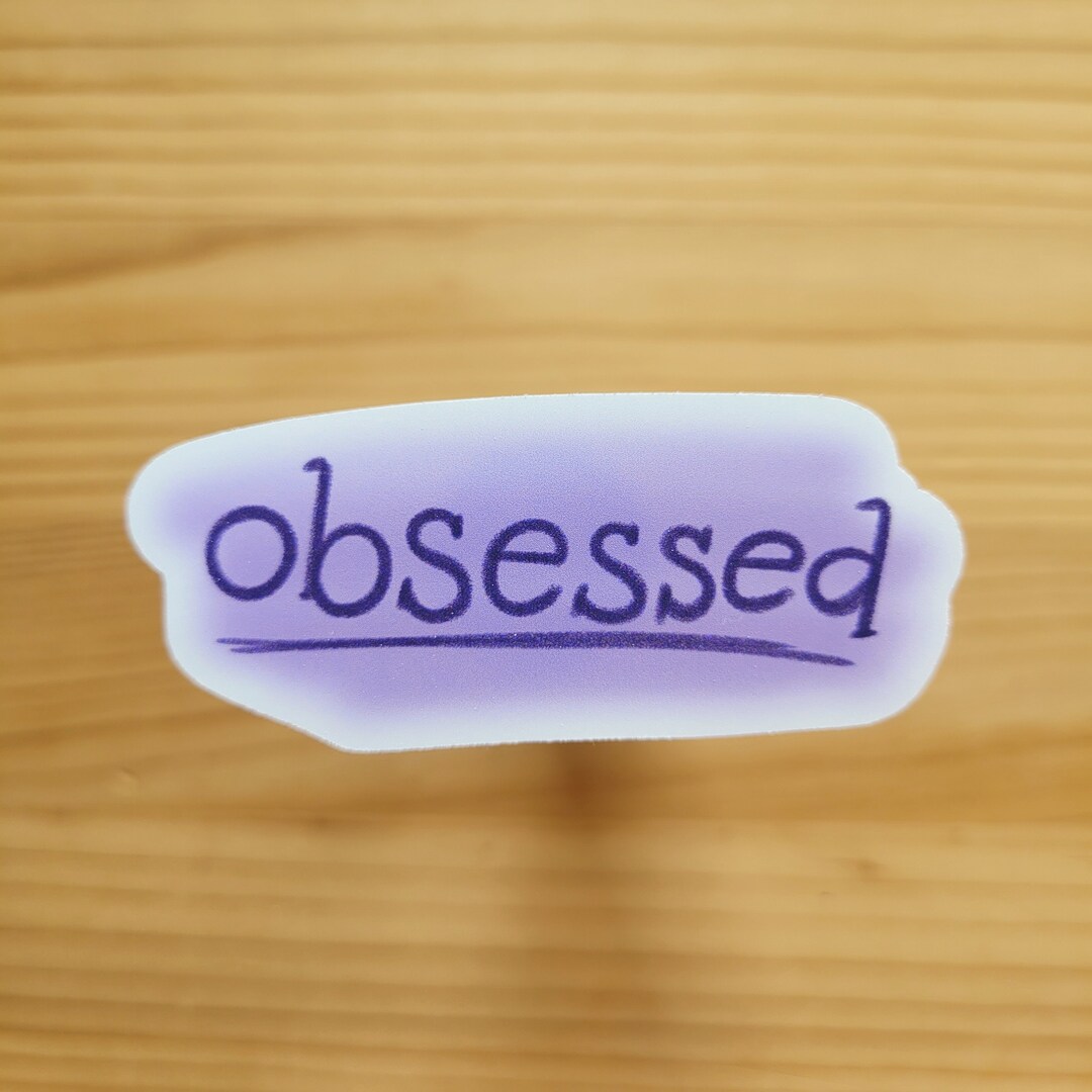 Obsessed Vinyl Sticker Olivia Rodrigo Inspired Stickers, Lyrics, GUTS ...