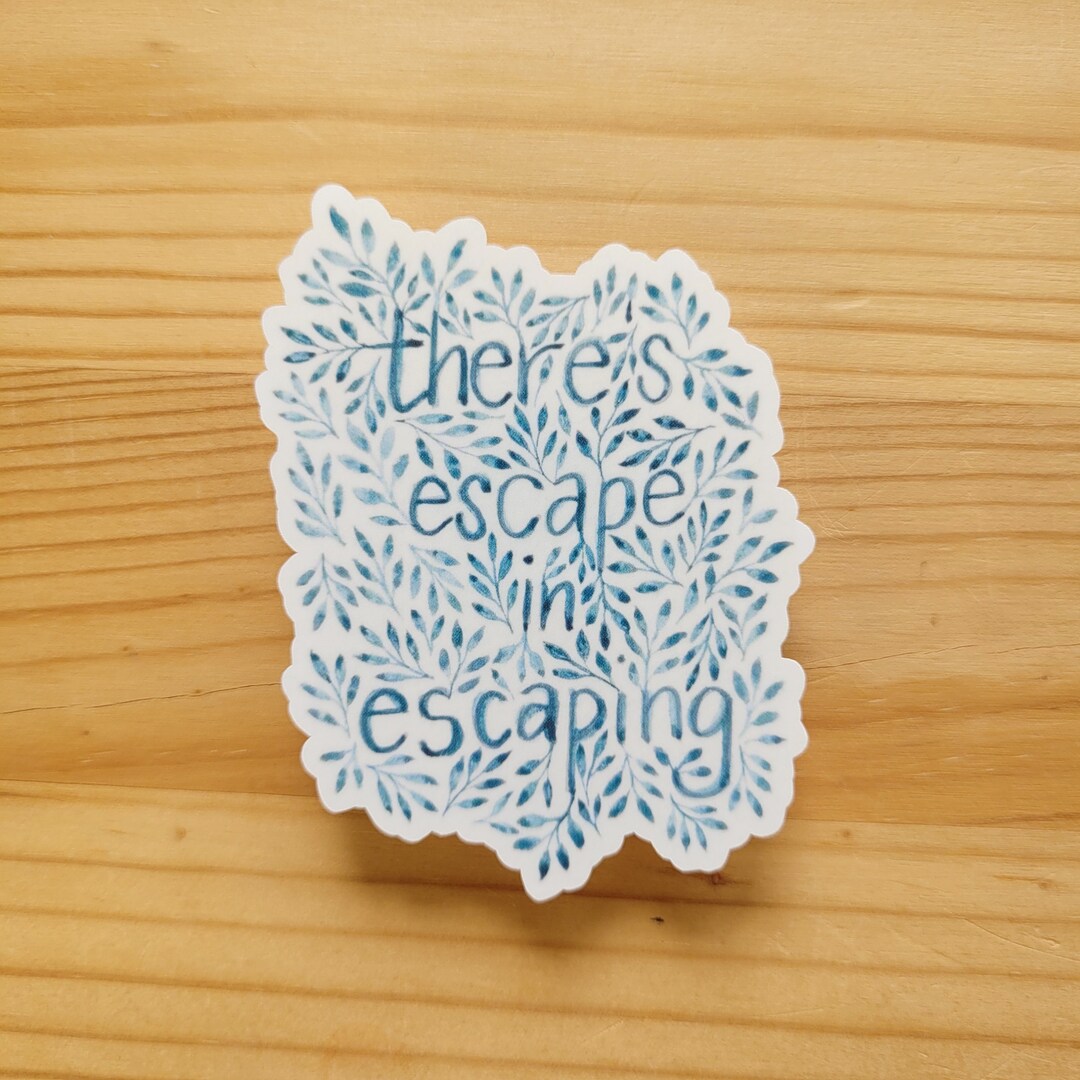 There's Escape in Escaping Vinyl Sticker Taylor Swift, Swiftie, TTPD ...