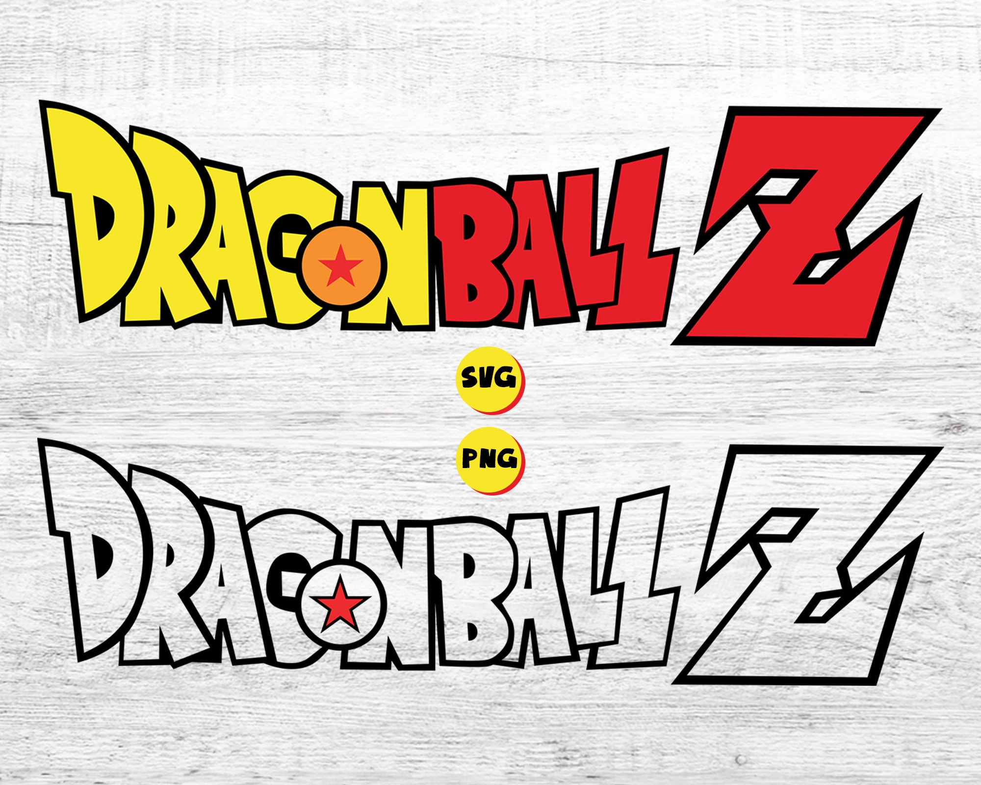 Dragon Ball Z Svg Dragon Ball Vector Anime japonés Svg | Etsy