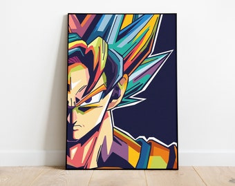 Dragon Ball Z Wall Art | Etsy