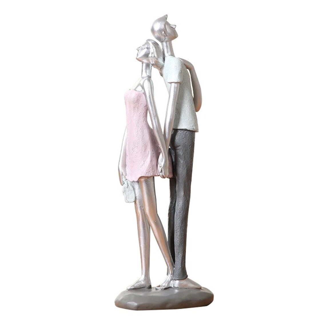 Lovers Sculpture Abstract Resin Romantic Couple Date Statue Etsy