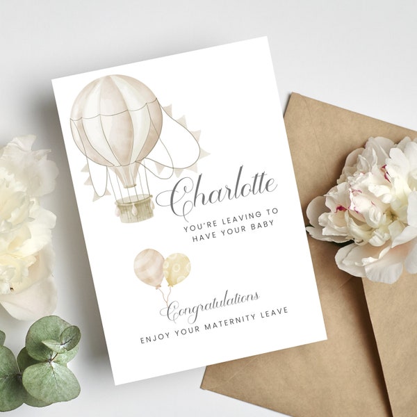 Maternity Leave Cards - Etsy