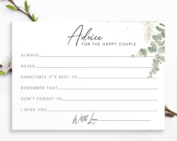 Wave Advice for the Bride Cards: Minimalism - Etsy Australia