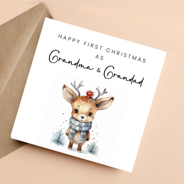 Granny and Papa Christmas Card - Etsy