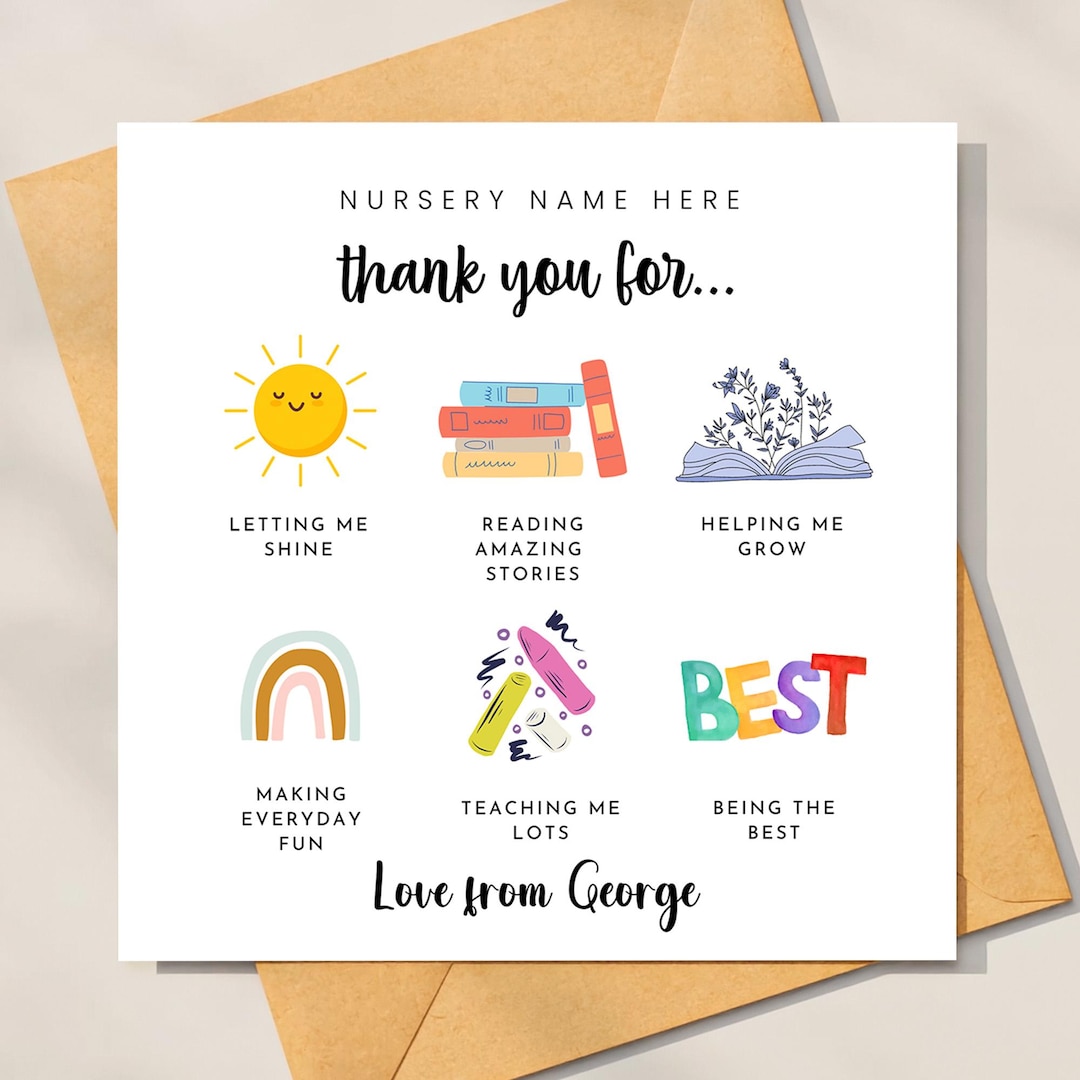 Thank You for Teaching Me Lots of Things, Personalised Teacher Thank ...