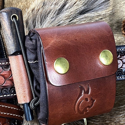 Bushcraft Foraging Pouch Belt Leather Camping and Bushcraft - Etsy