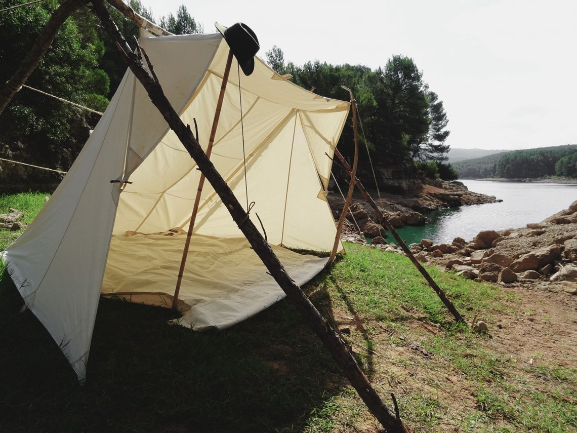 Whelen Lean-to Canvas Tent Traditional Bushcraft and Camping - Etsy
