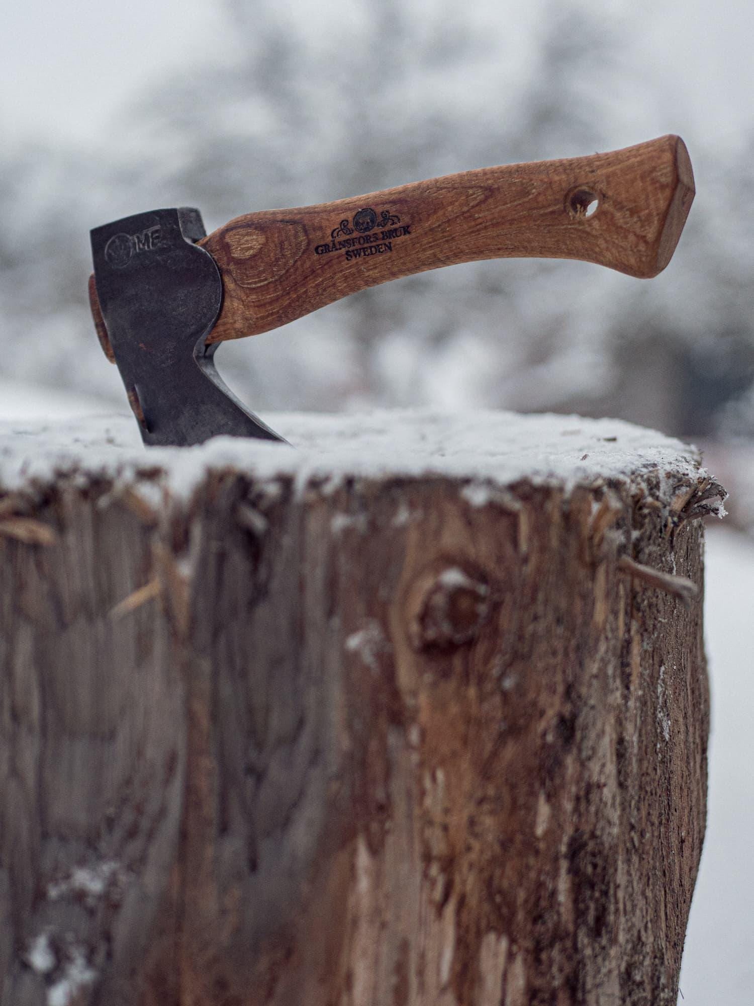 Gränsfors Hand Hatchet | Compact Swedish Ax for Camping, Bushcraft ...