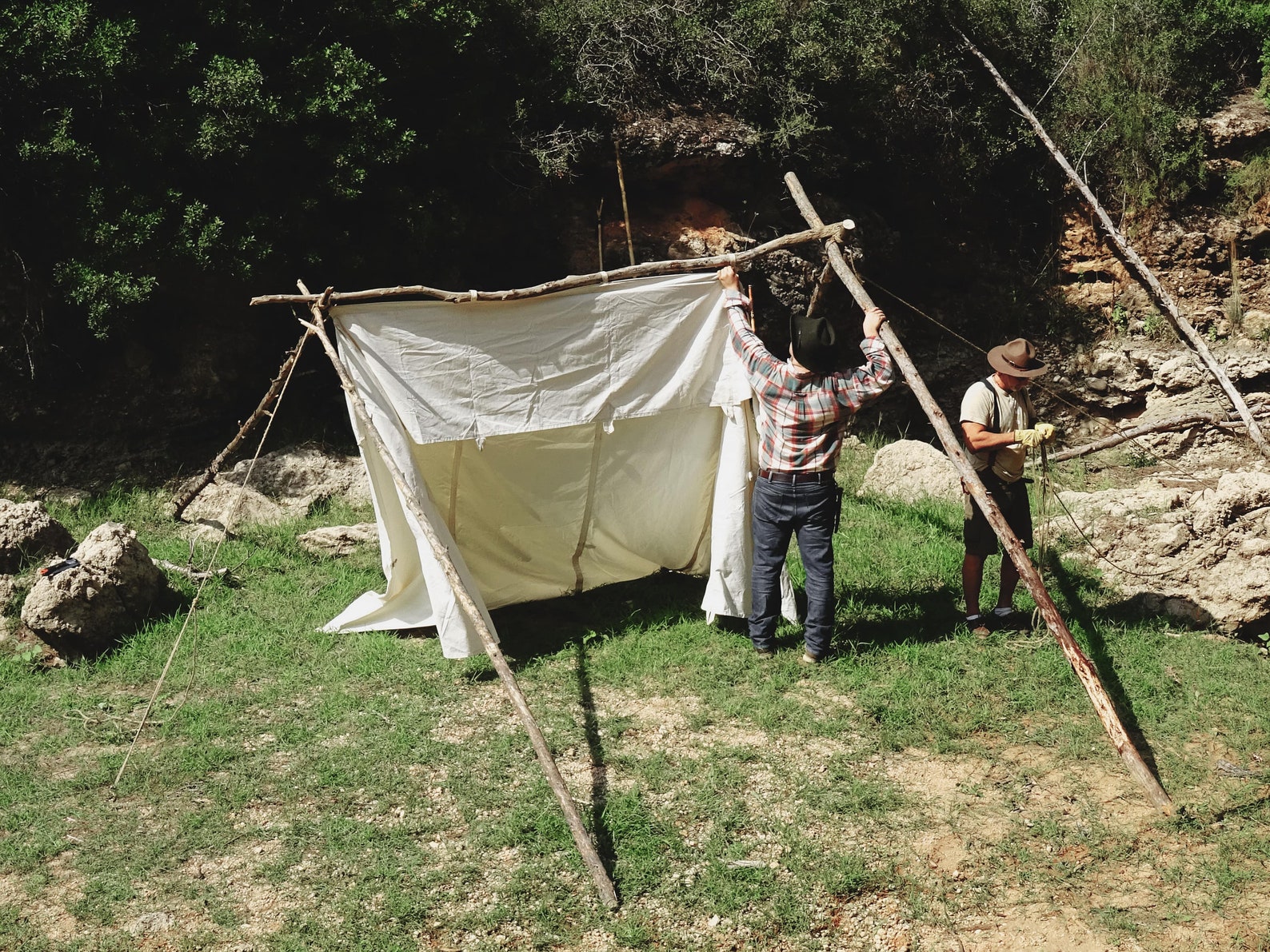 Whelen Lean-to Canvas Tent - Traditional Bushcraft and Camping Tent ...