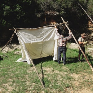Whelen Lean-to Canvas Tent - Traditional Bushcraft and Camping Tent ...