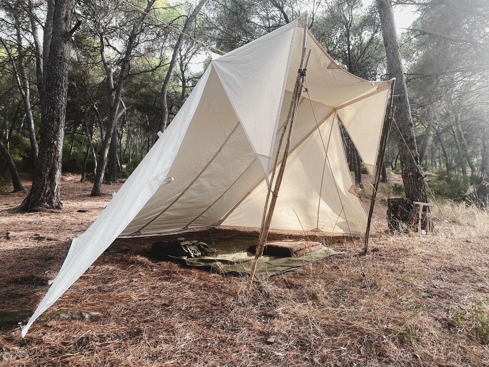 Whelen Lean-to Canvas Tent Traditional Bushcraft and Camping - Etsy Ireland