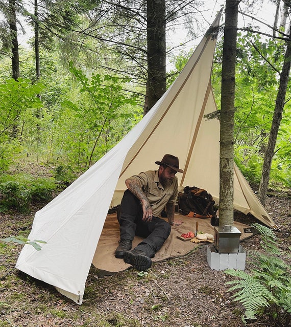 Finnish Loue Tent: a Bushcraft Canvas Tent Traditional - Etsy Australia