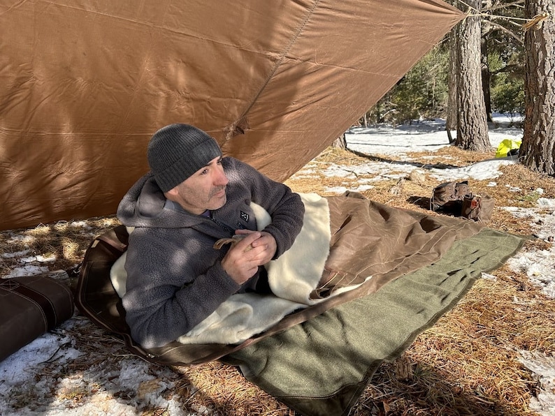 Oilskin Cowboy Bedroll by Bushcraft Spain for Bushcrafters and Campers ...