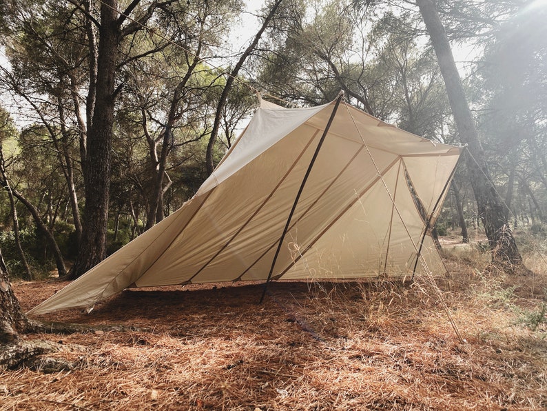 Whelen Lean-to Canvas Tent - Traditional Bushcraft and Camping Tent ...