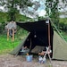Polish Poncho Lavvu Extension - Upgrade the 1-2 People Shelter to a 4-5 ...
