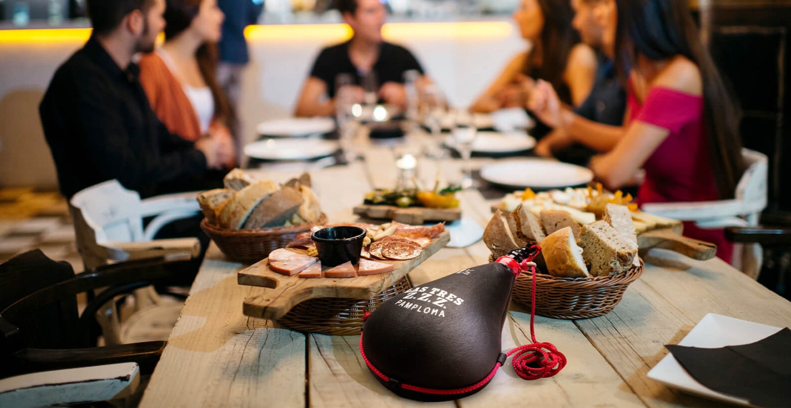 Suprema Spanish Bota Bag - Handmade Leather Wineskin From Goat Skin for ...