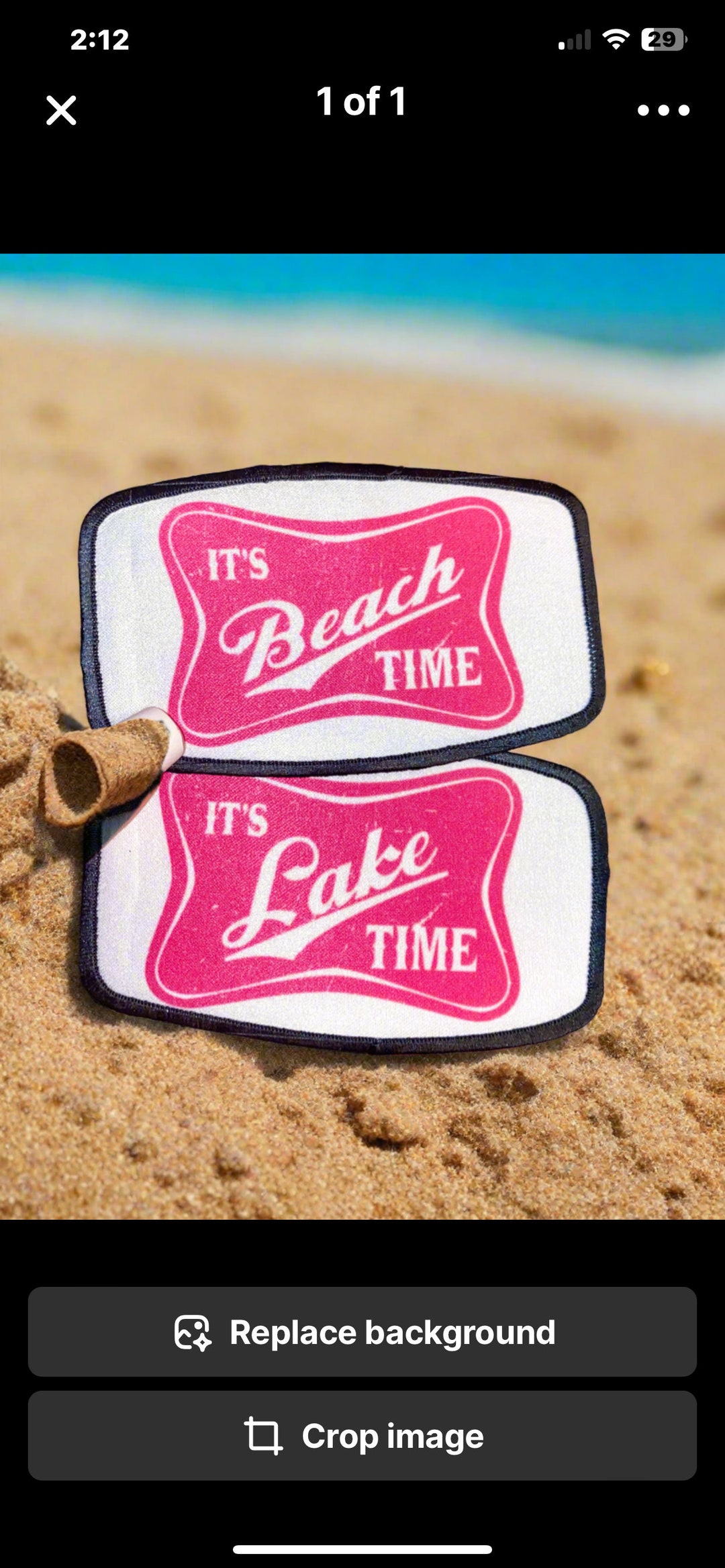 It’s Lake/beach Time Hat Patch! - Etsy