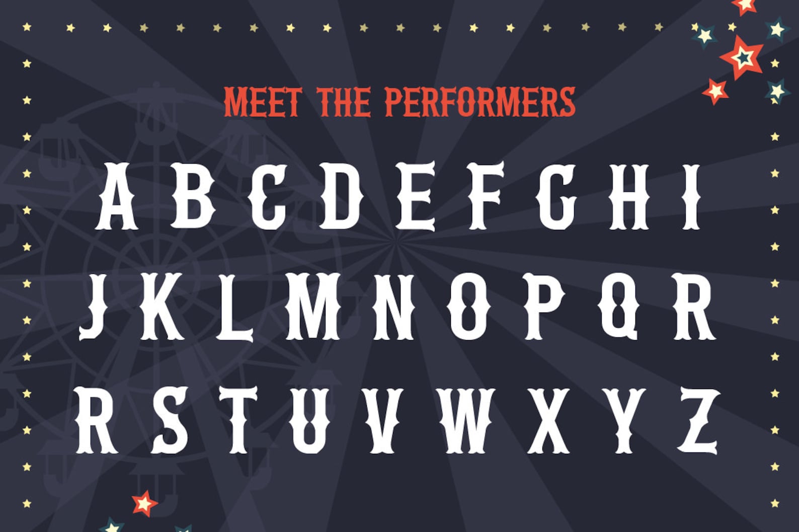 Fonts Circus Fonts Carnival Fonts Craft Fonts Crafters - Etsy