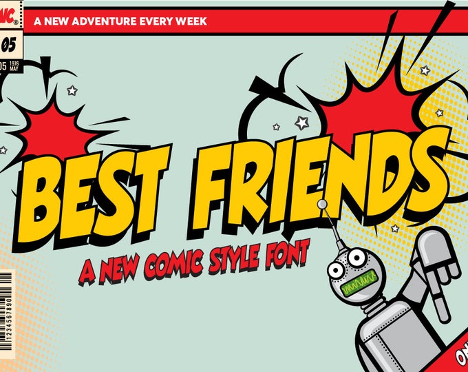 Fonts Cute Fonts Kids Fonts Comic Book Fonts Comic Fonts - Etsy