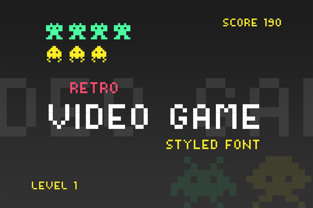 Fonts, Retro Fonts, Pixel Fonts, Cute Fonts, Kids Fonts, Quirky Fonts ...