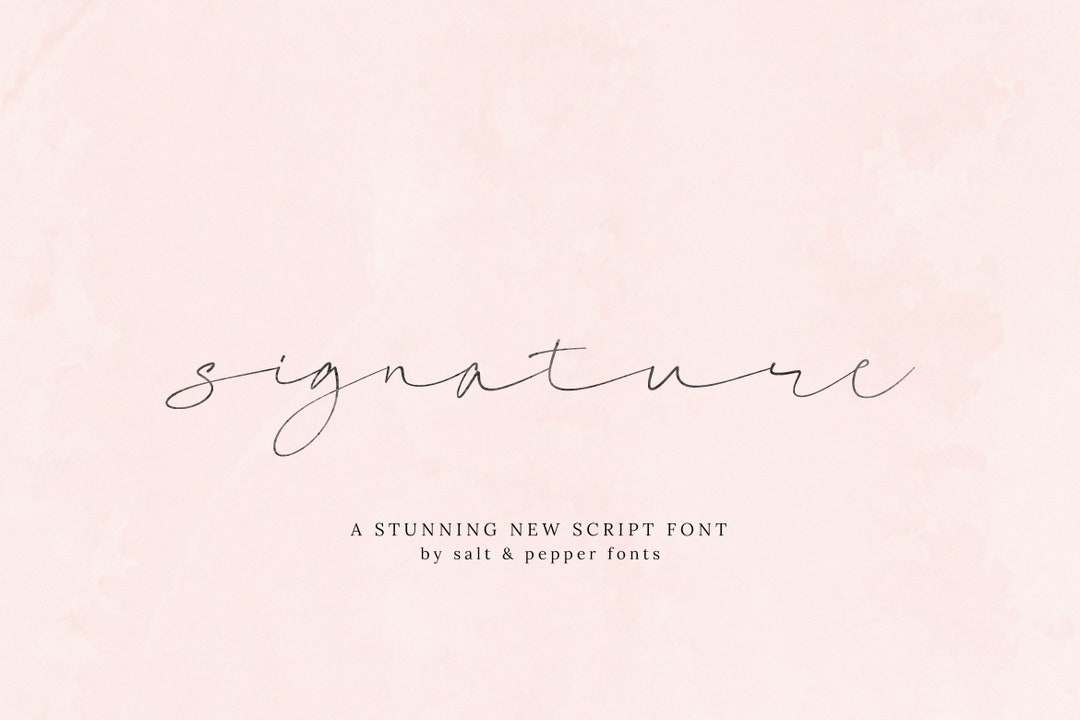 Fonts, Signature Fonts, Script Fonts, Procreate Fonts, Calligraphy ...