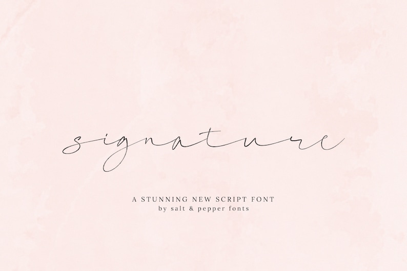 Fonts Signature Fonts Script Fonts Procreate Fonts - Etsy UK