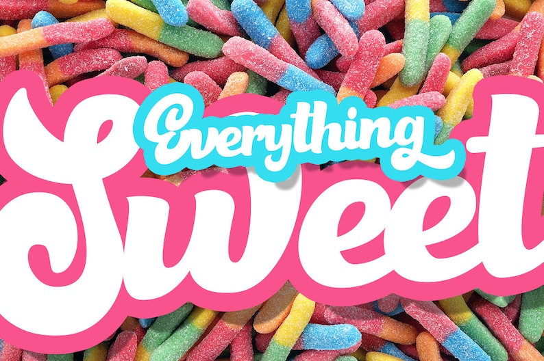 Fonts Script Fonts Round Fonts Rounded Fonts Cursive - Etsy