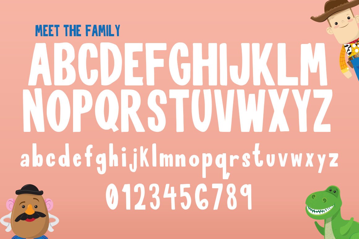 Fonts Kids Fonts Playful Fonts Happy Fonts Awesome Fonts | Etsy