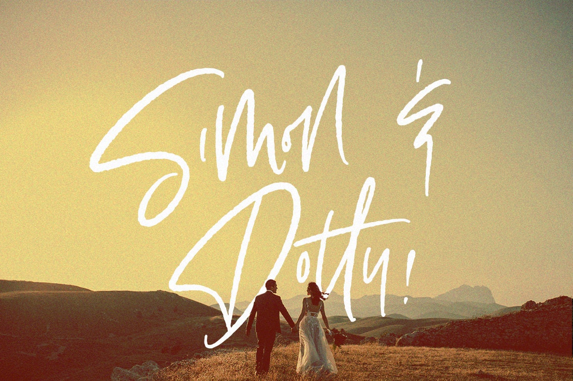 Fonts Brush Fonts Script Fonts Textured Fonts Rough Fonts - Etsy