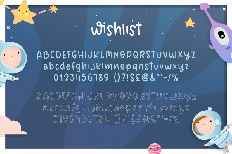 Fonts Cute Fonts Craft Fonts Cricut Fonts Procreate Fonts Etsy