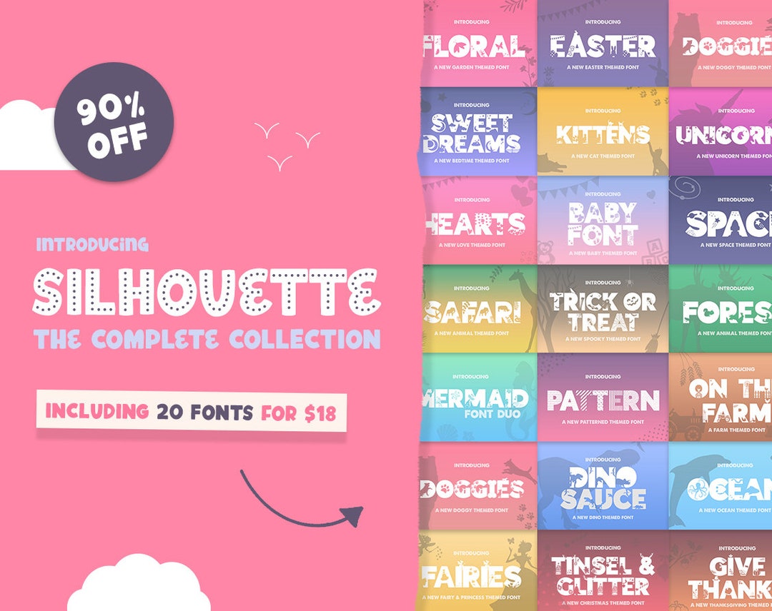 Fonts, Cricut Fonts, Fonts for Cricut, Silhouette Fonts, Craft Fonts ...