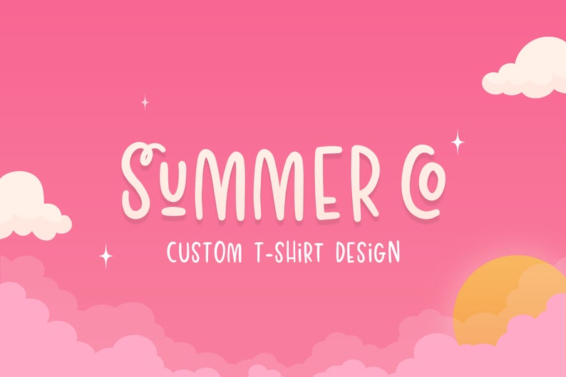 Fonts Procreate Fonts Summer Fonts Craft Fonts Cute Fonts | Etsy