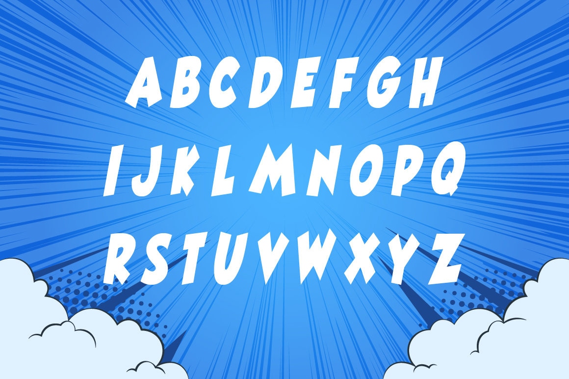 Fonts Cute Fonts Kids Fonts Comic Book Fonts Comic Fonts - Etsy