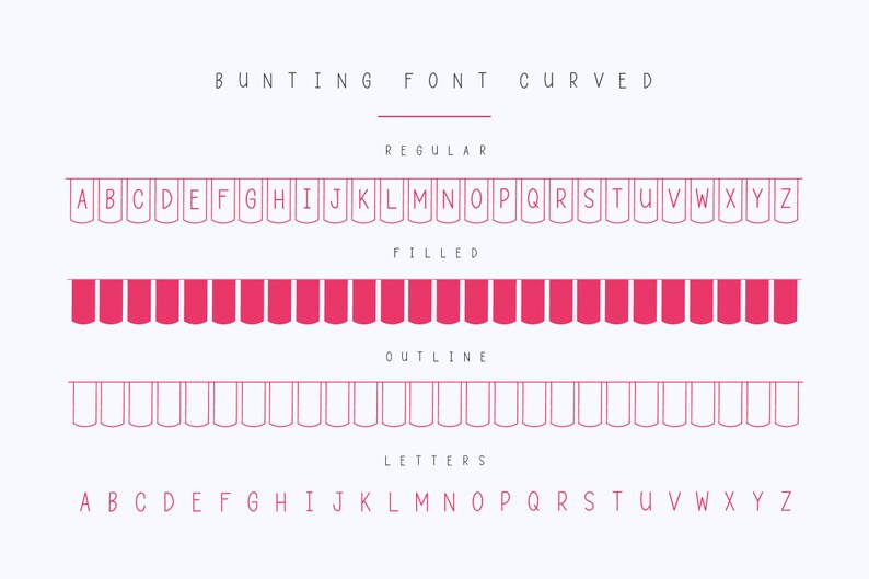 Fonts Layered Fonts Layering Fonts Craft Fonts Crafting | Etsy