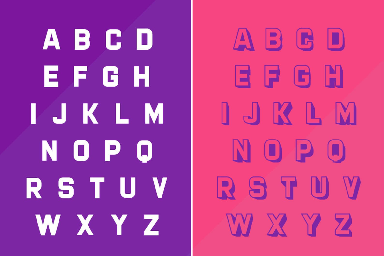 Fonts Sans Fonts Block Fonts Chunky Fonts Thick Fonts - Etsy