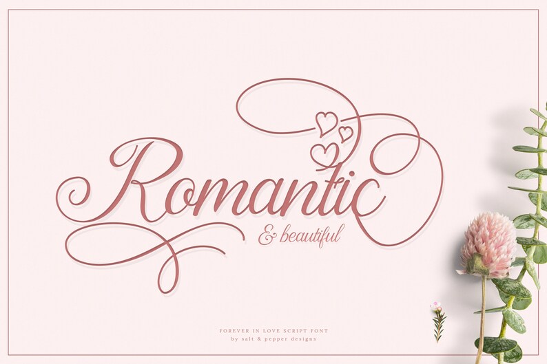 Fonts Wedding Fonts Romantic Fonts Love Fonts Cricut - Etsy