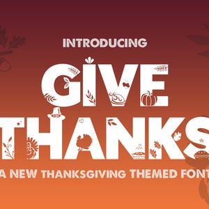 Fonts, Thanksgiving Fonts, Holidays Fonts, Craft Fonts, Cricut Fonts ...