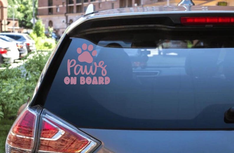 Paws on Board SVG and PNG - Etsy