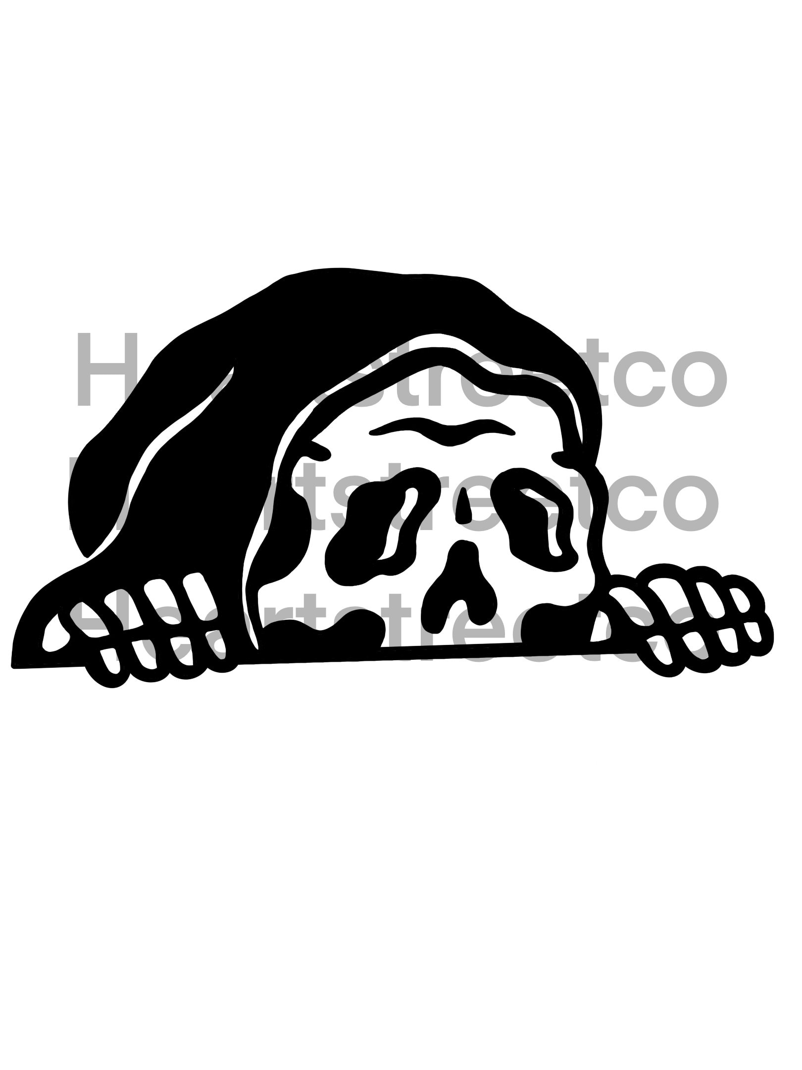 Grim Reaper Peeker SVG and PNG - Etsy