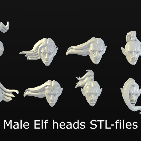 Dark Elf Stl Files - Etsy