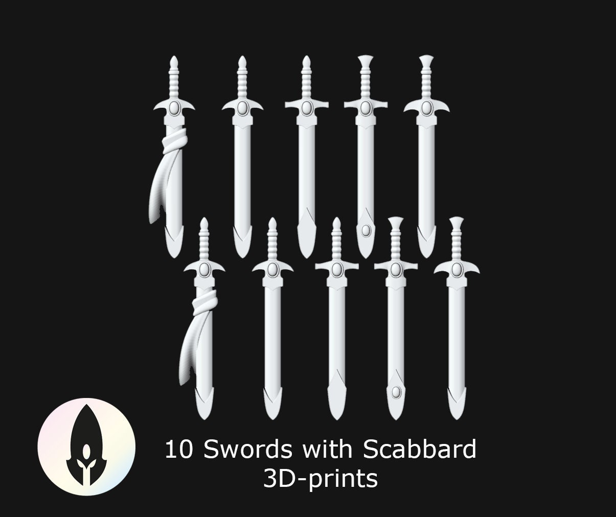 High Elven Sword Scabbard