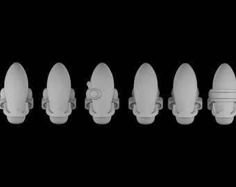 Elf Cavalry Heads 28mm Miniatures / Wargaming Models / Fantasy Tabletop ...