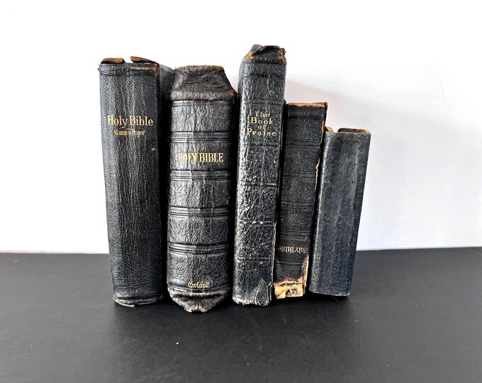 Tattered Antique Bibles — Your Choice of Five 1800s to Early 1900s ...