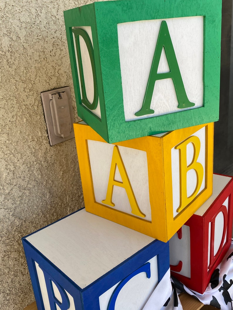 Alphabet Blocks ABCD Blocks Large Numbers Blocks Birthday | Etsy Alphabet Blocks ABCD Blocks Large Numbers Blocks Birthday | Etsy