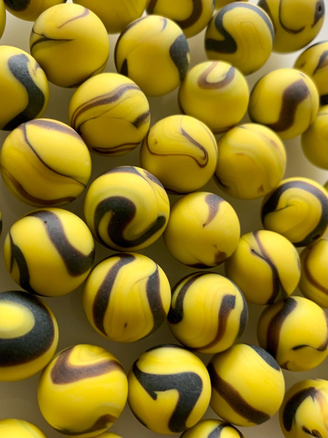 Sea Glass Marbles(bumblebee ) - Etsy