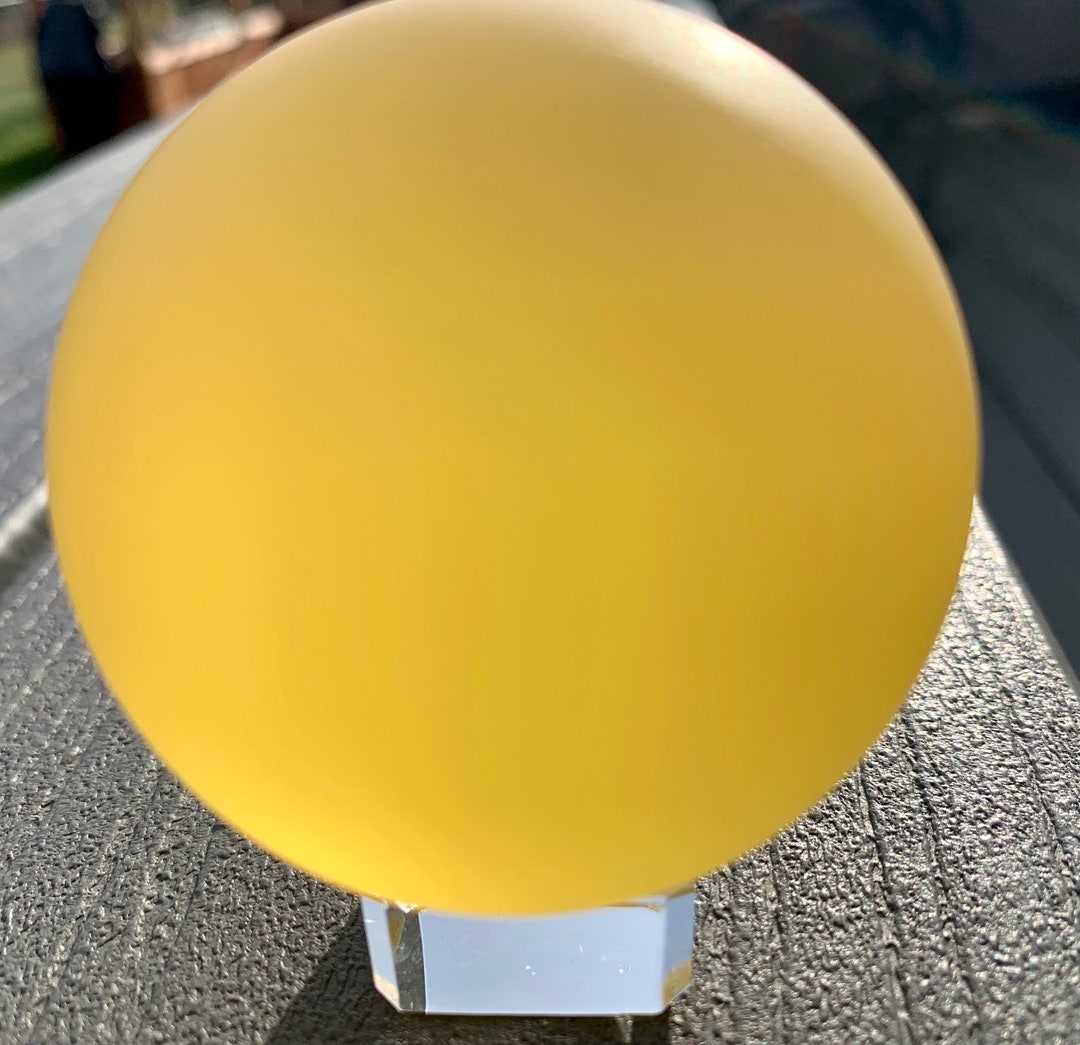 Yellow Sphere - Etsy